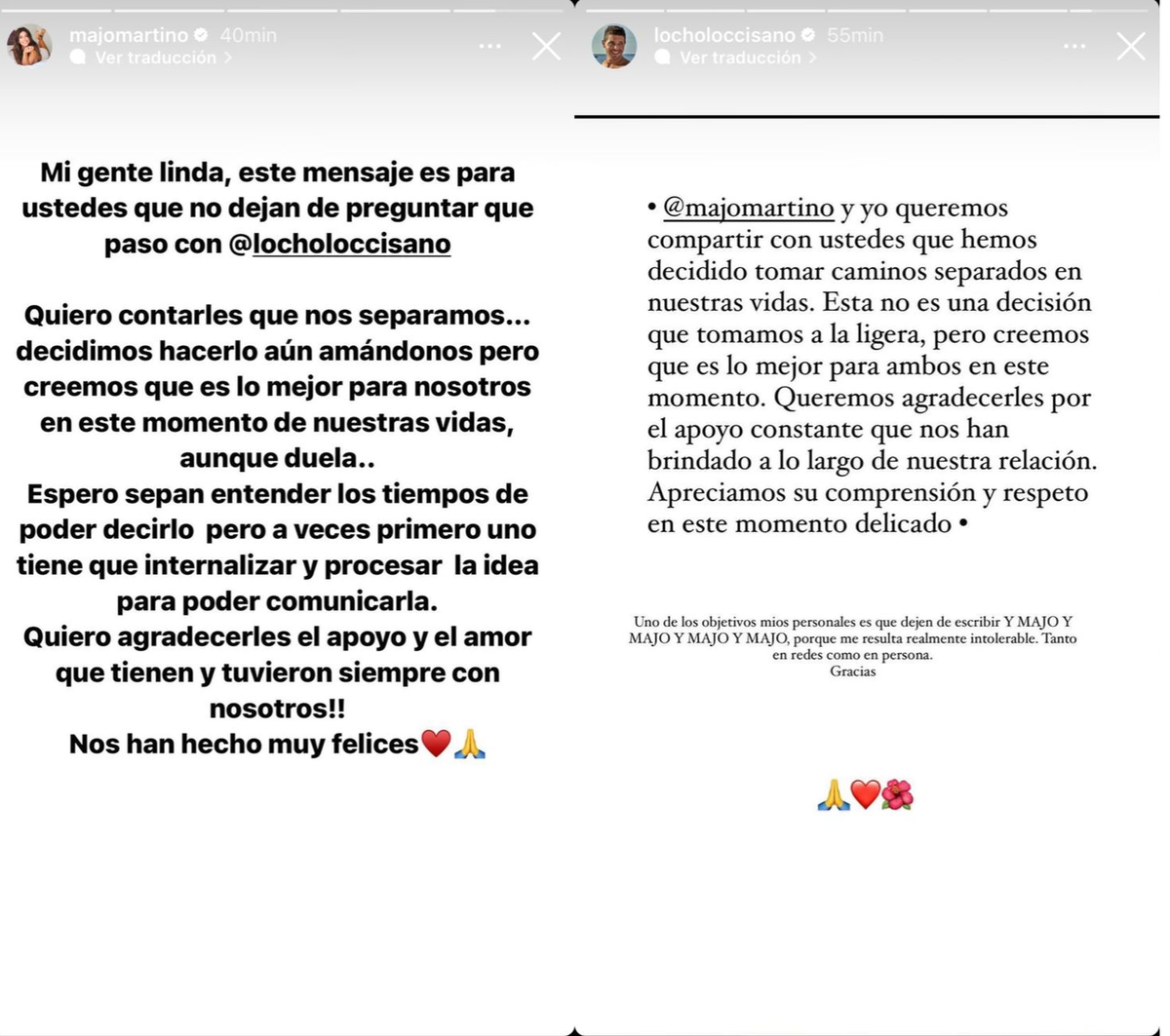 Majo Martino reveló que recibió un sorpresivo mensaje de la mamá de Locho Loccisano: su reacción