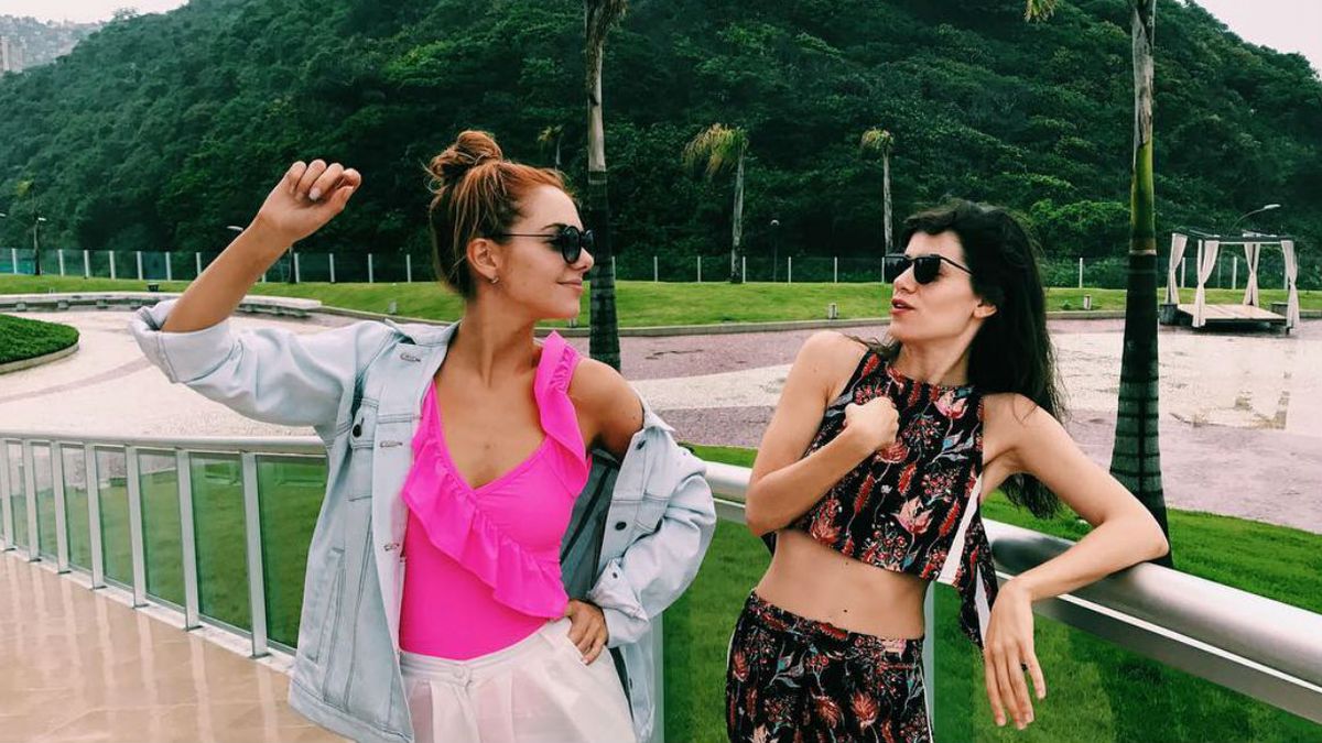 Violeta Urtizberea y Julieta Nair Calvo: escapada juntas a Brasil