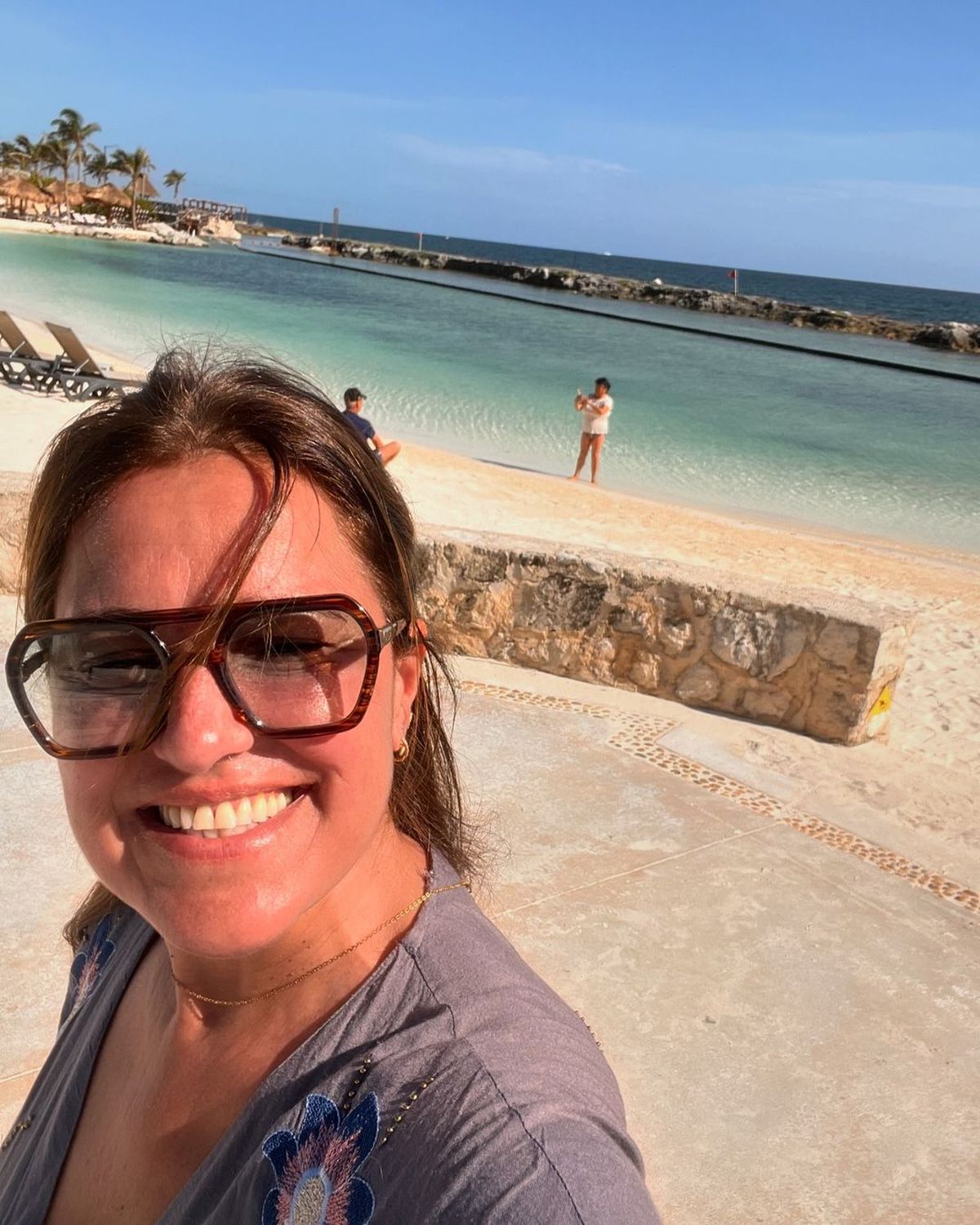 Las fotos de las románticas vacaciones de Maju Lozano y su pareja en México