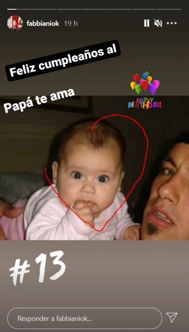 Uma Fabbiani, la hija de Amalia Granata, cumplió 13