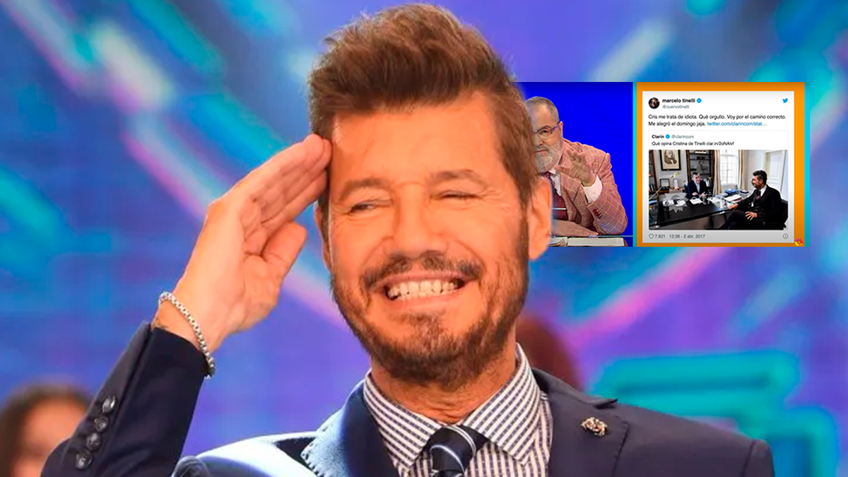 La Reacción De Tinelli Cuando Lanata Le Pegaba En El Trece Fuerte