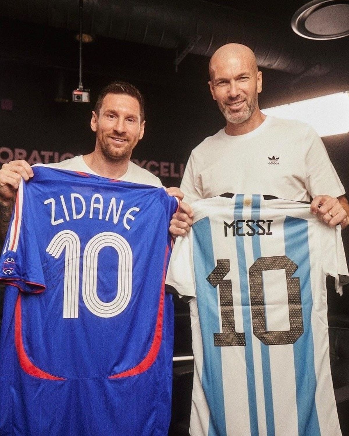 La imperdible entrevista de Zidane a Messi: los elogios a Maradona y la relación con la 10 de la ...
