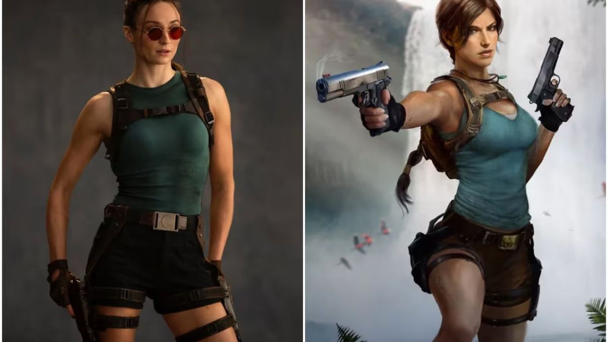 Prime Video presenta el primer vistazo de Sophie Turner como Lara Croft ...