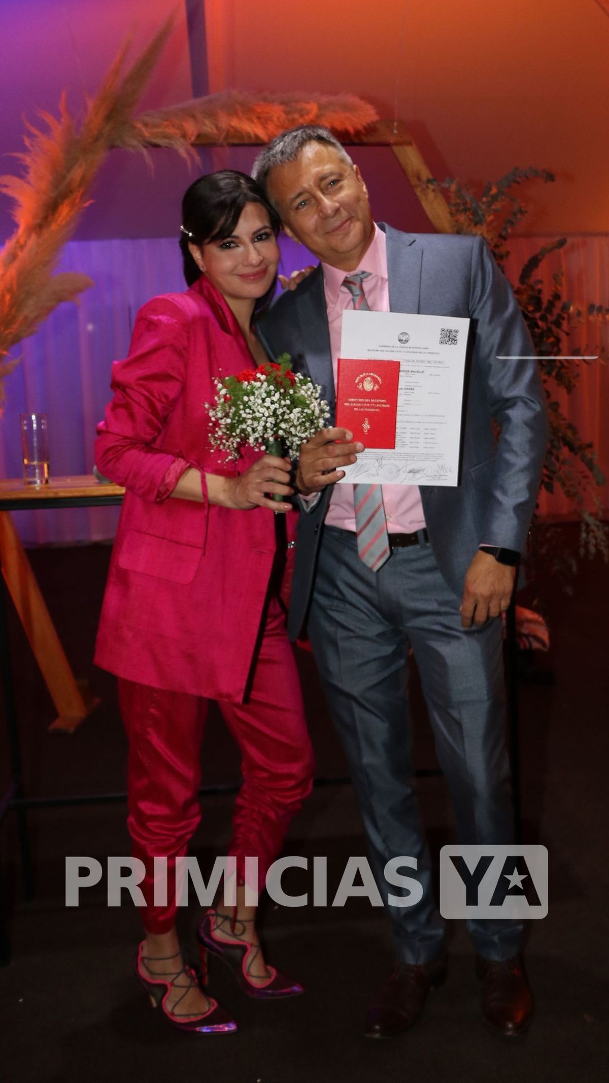 La intimidad del casamiento de Rolando Graña y Giselle Krüger: todas ...