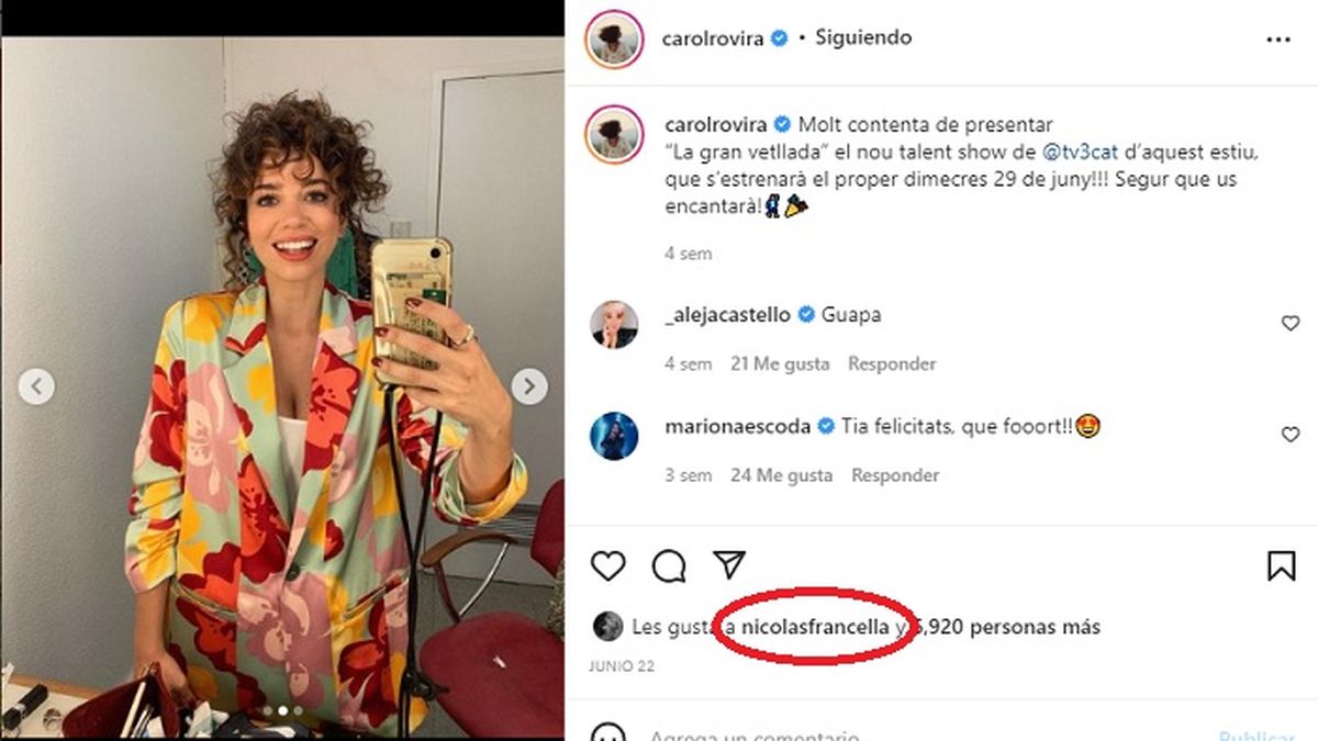 Quién es la española que enamoró a Nicolás Francella