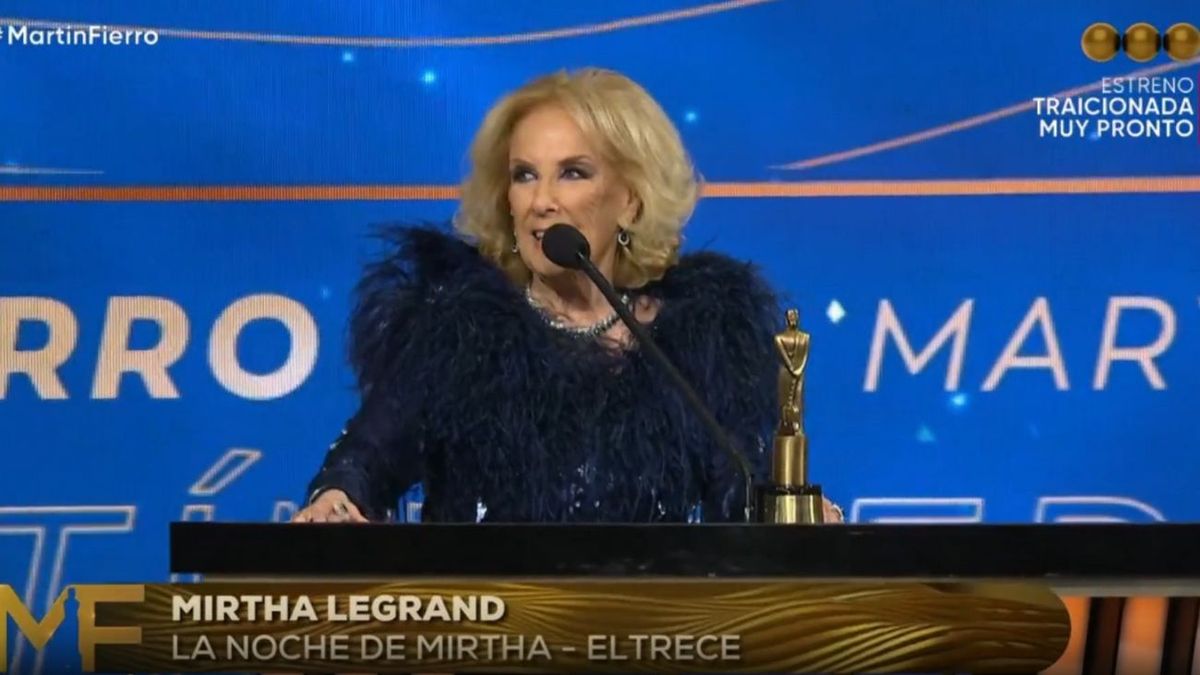 Martín Fierro 2023: Mirtha Legrand se impuso como Mejor labor en ...