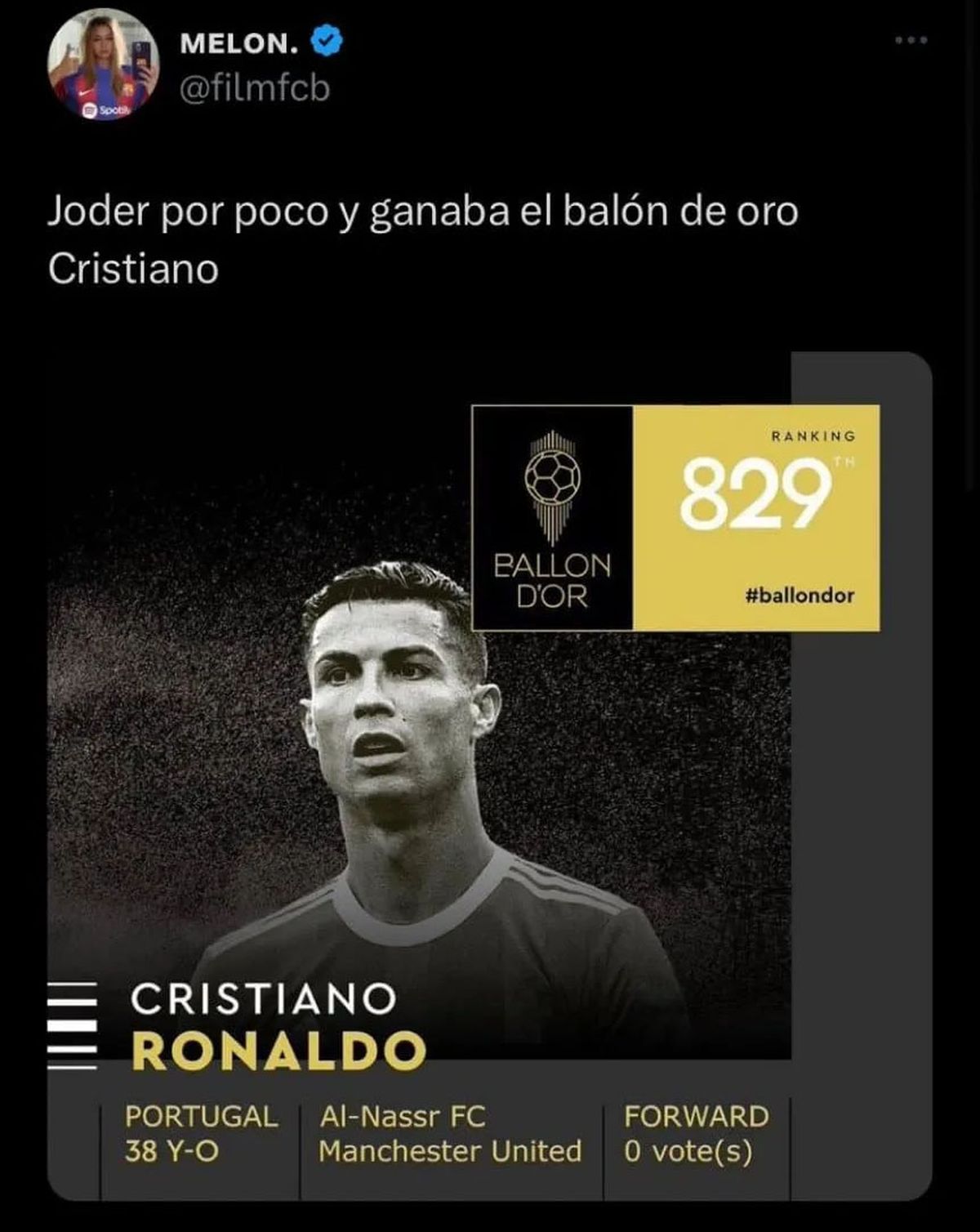 Balón de Oro 2023: los mejores memes y reacciones de la gala de premiación