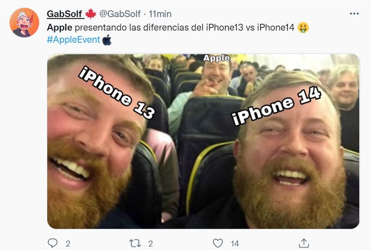 Los mejores memes que dejó la presentación del Iphone 14