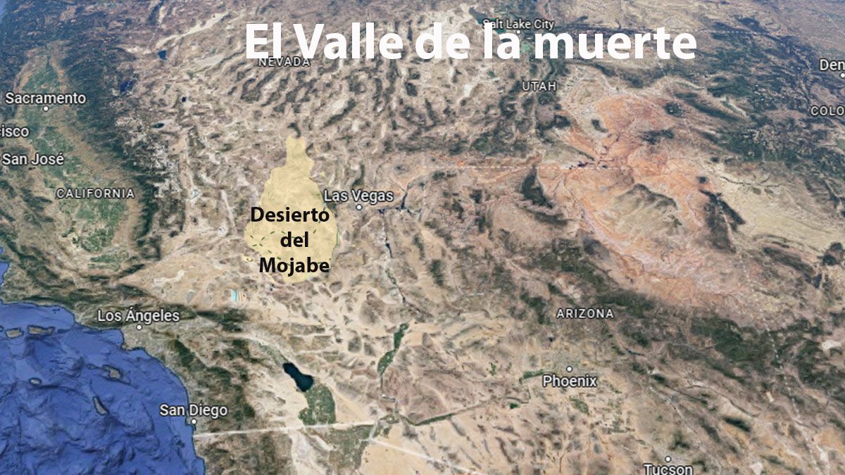 Mapa Del Desierto De Mohabi En California Copy Modified