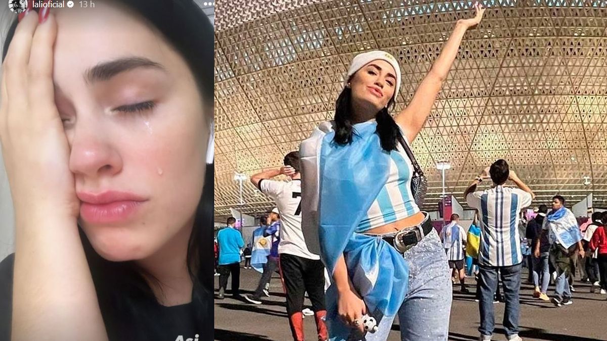 Lali Espósito quebró en llanto en la previa a la final del Mundial Qatar 2022