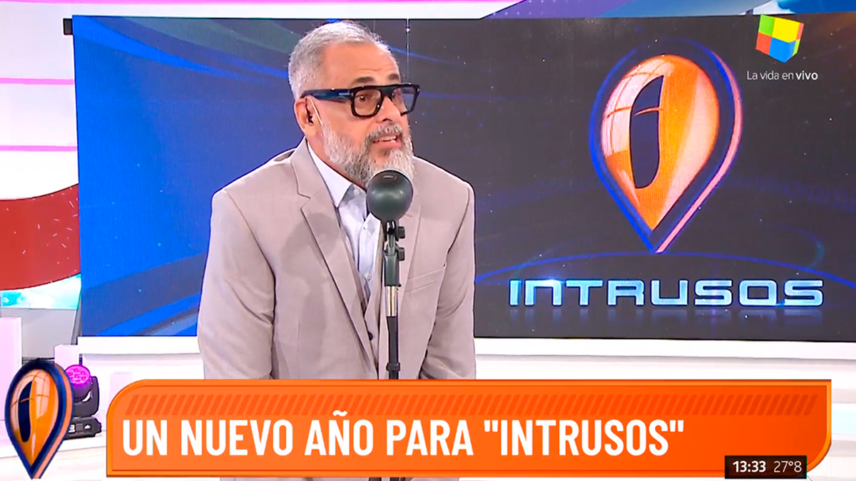 Jorge Rial volvió a Intrusos, estrenó escenografía y comenzó los ...