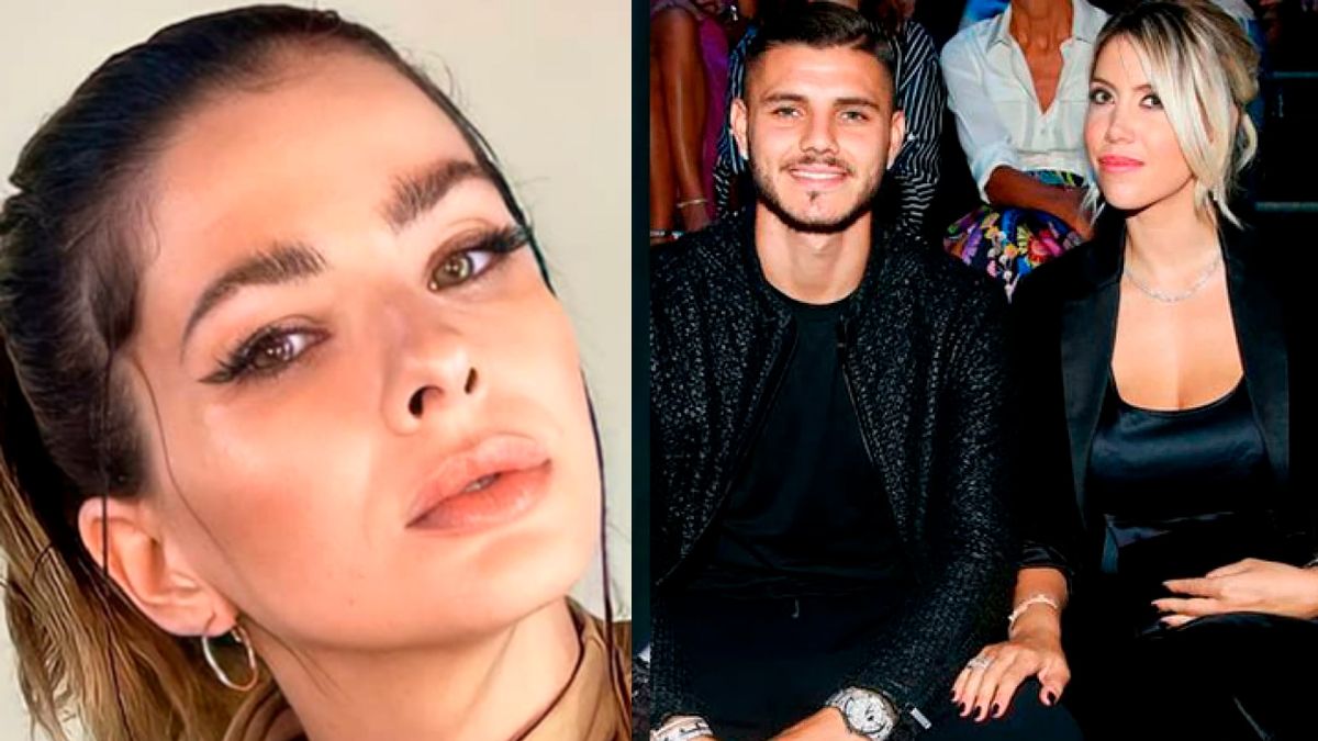 Las fotos que La China Suárez le envió a Mauro Icardi y que vio Wanda Nara