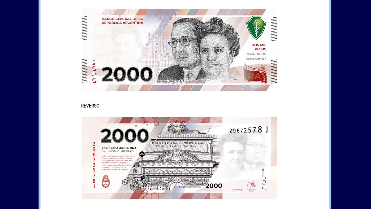 Billete de 2 mil pesos: el Gobierno anunció cuándo comenzará a circular