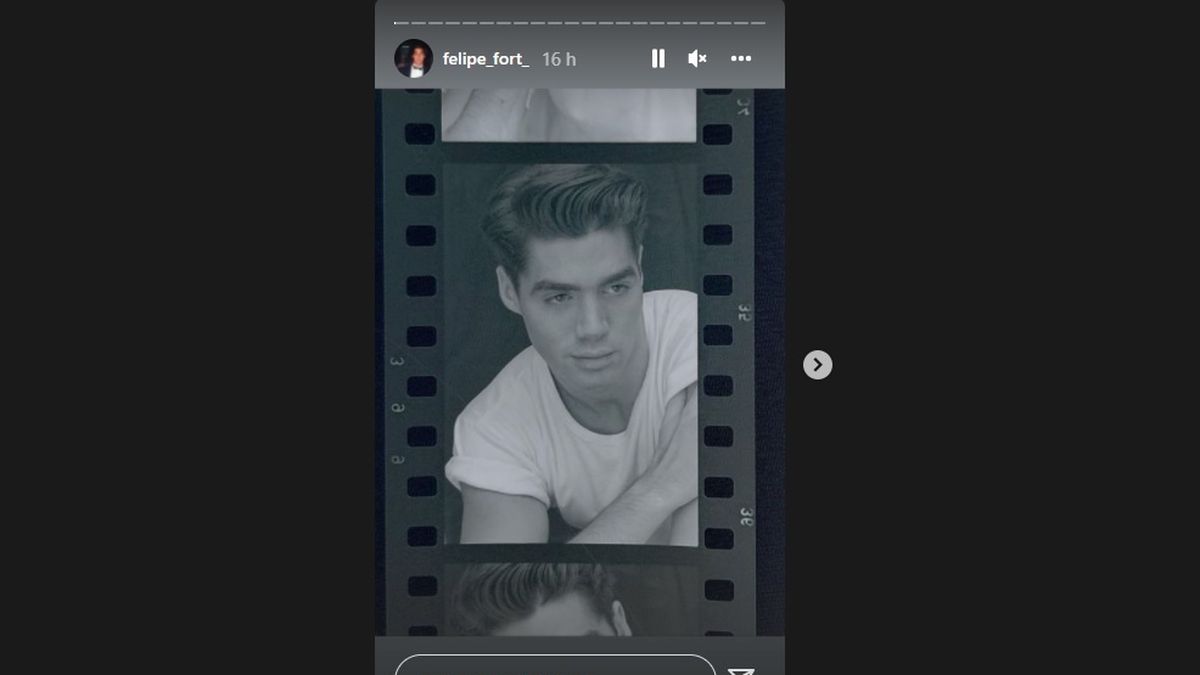 La foto inédita de Ricardo Fort que mostró Felipe