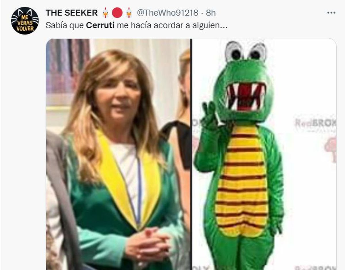 Críticas y memes por el look de Gabriela Cerruti en la ONU