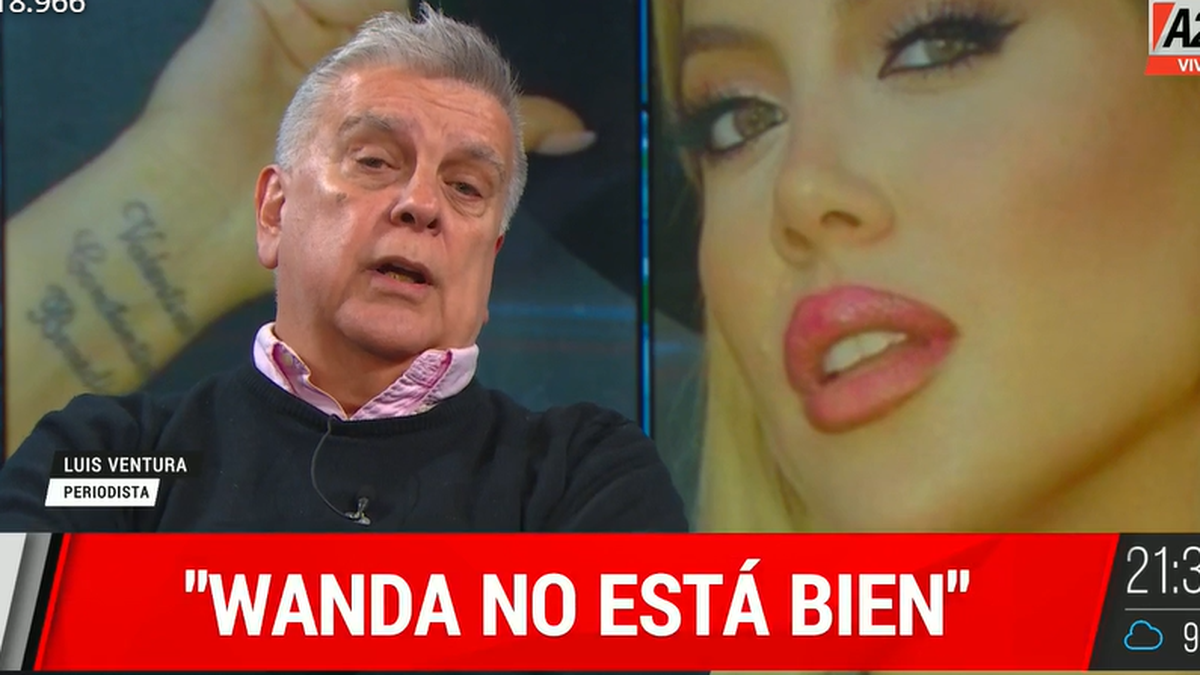 Luis Ventura sobre Wanda Nara: Yo tengo la misma información que Jorge Lanata, que tiene leucemia