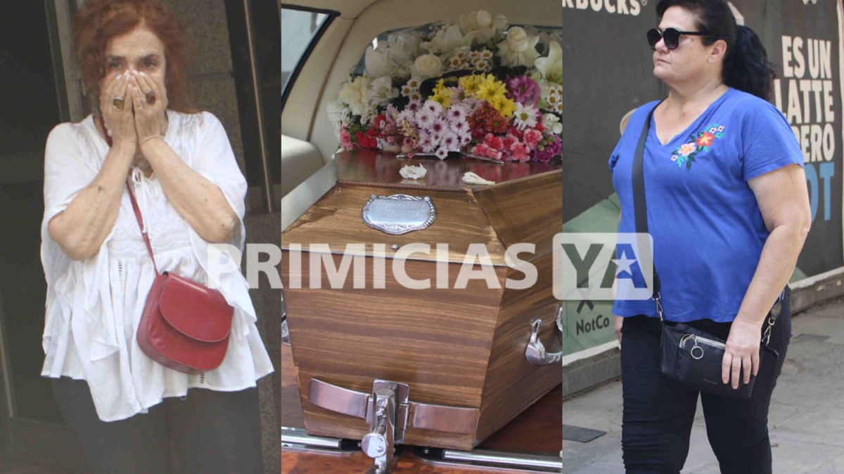 Las fotos del último adiós a María Onetto: el dolor de sus familiares y ...