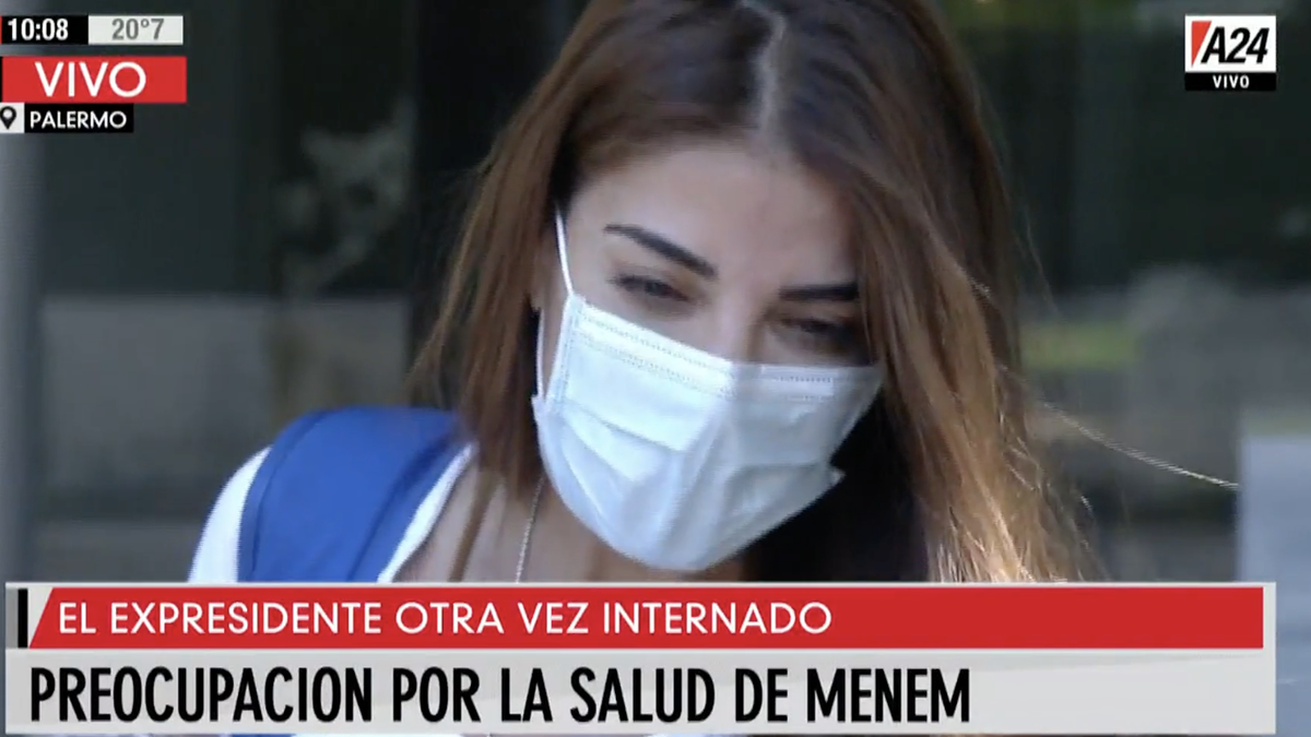 Zulemita, por la salud de Carlos Menem: Mi papá está bien, pero enojado porque está internado