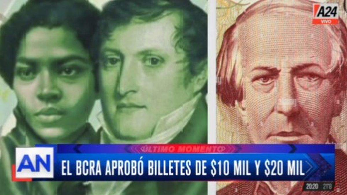 El Banco Central imprimirá billetes de 10 mil y 20 mil pesos