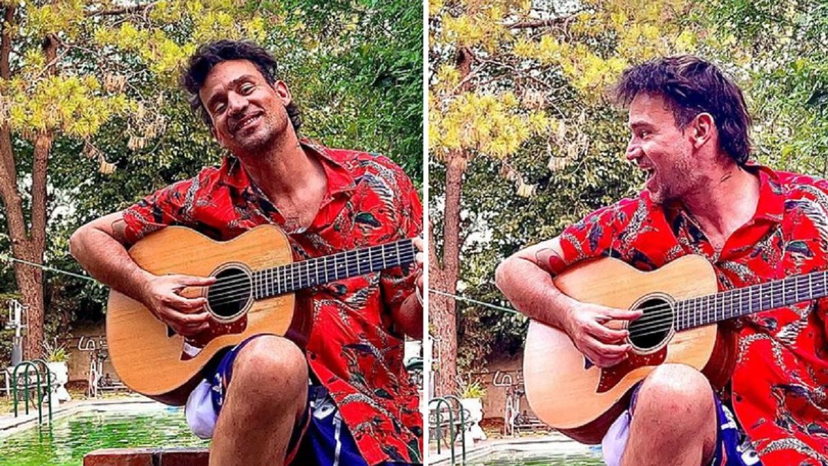 Las fotos de Chano tocando la guitarra tras ser dado de alta: Felicidad