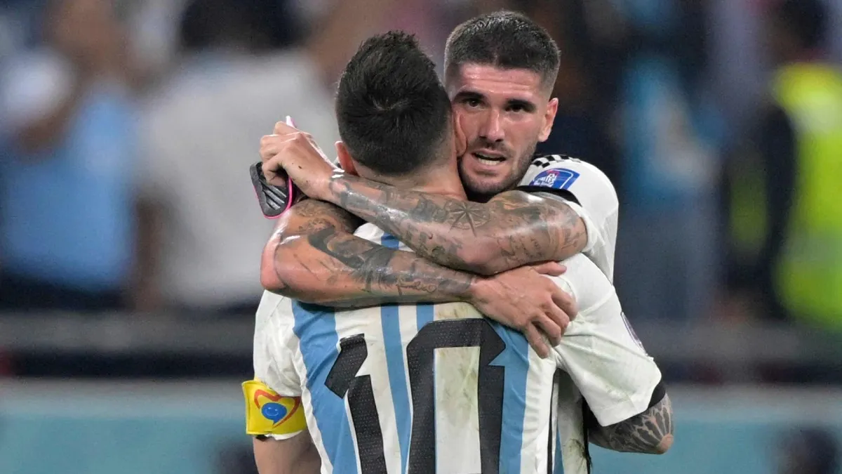 Rodrigo De Paul reveló el valioso objeto que él y Lionel Messi se ...