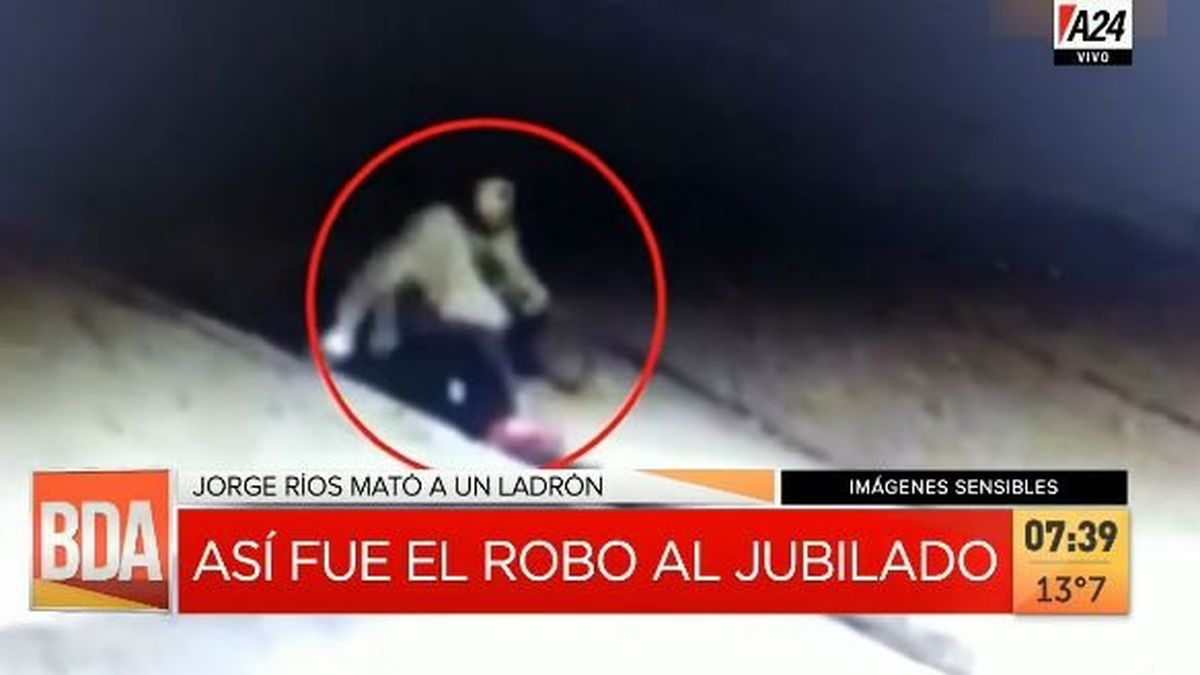 Imágenes Sensibles La Secuencia Completa Del Robo Al Jubilado Que Mató