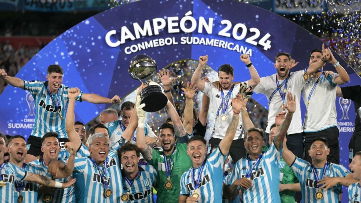 Las copas a las que se clasificó Racing por haber ganado la Copa ...