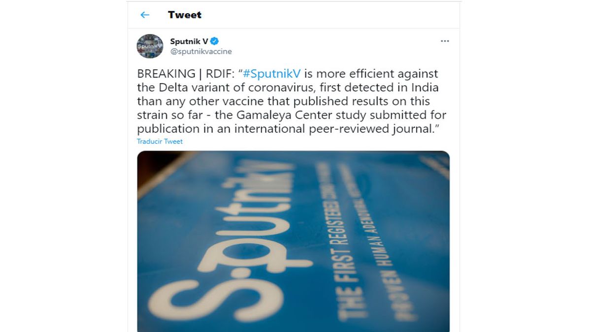 Revelan cuál es la efectividad de las vacunas Sputnik-V y Pfizer ante ...