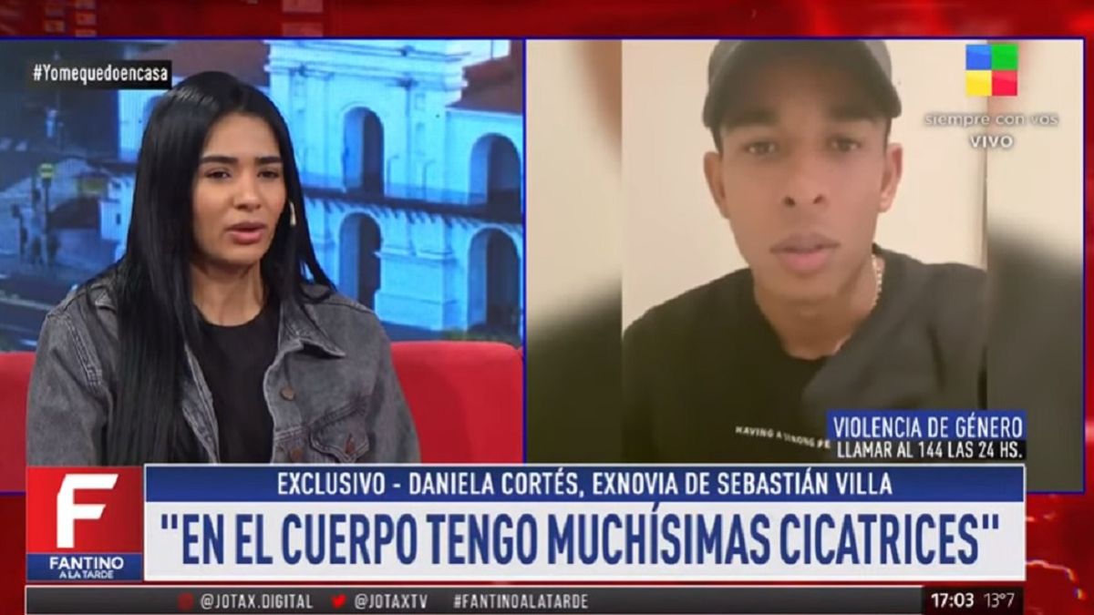 Daniela Cortés en Fantino a la tarde: Sebastián Villa me agarraba del ...