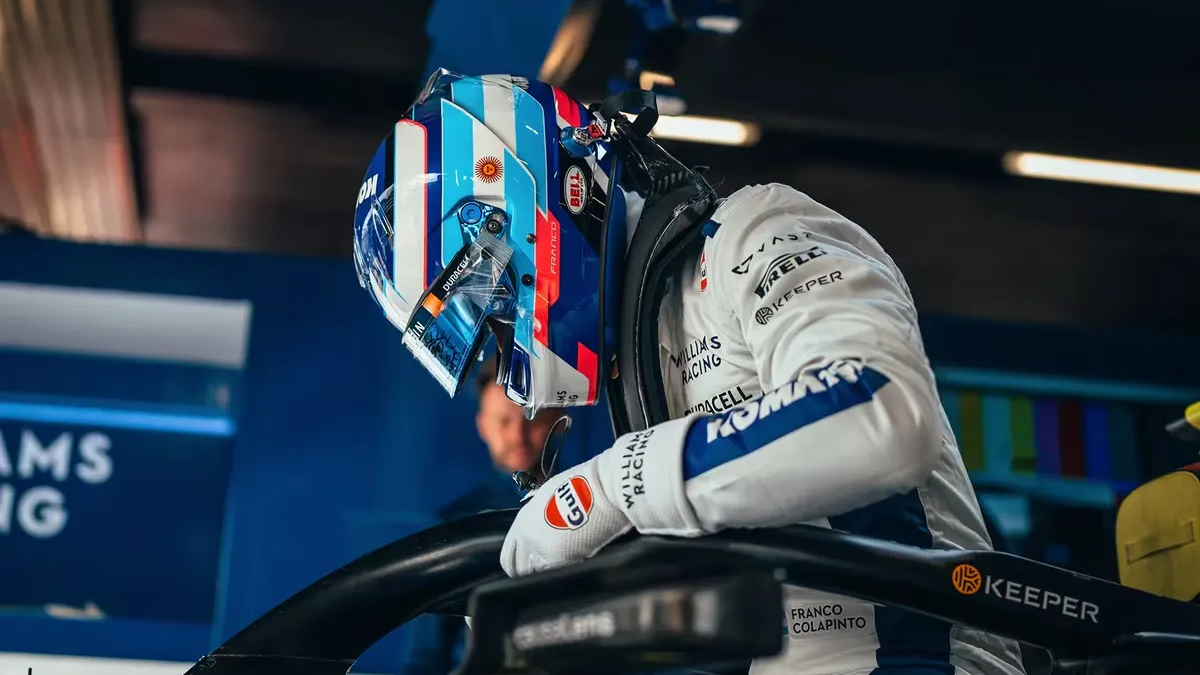 El desafío inédito al que se enfrentará Franco Colapinto en la Fórmula 1