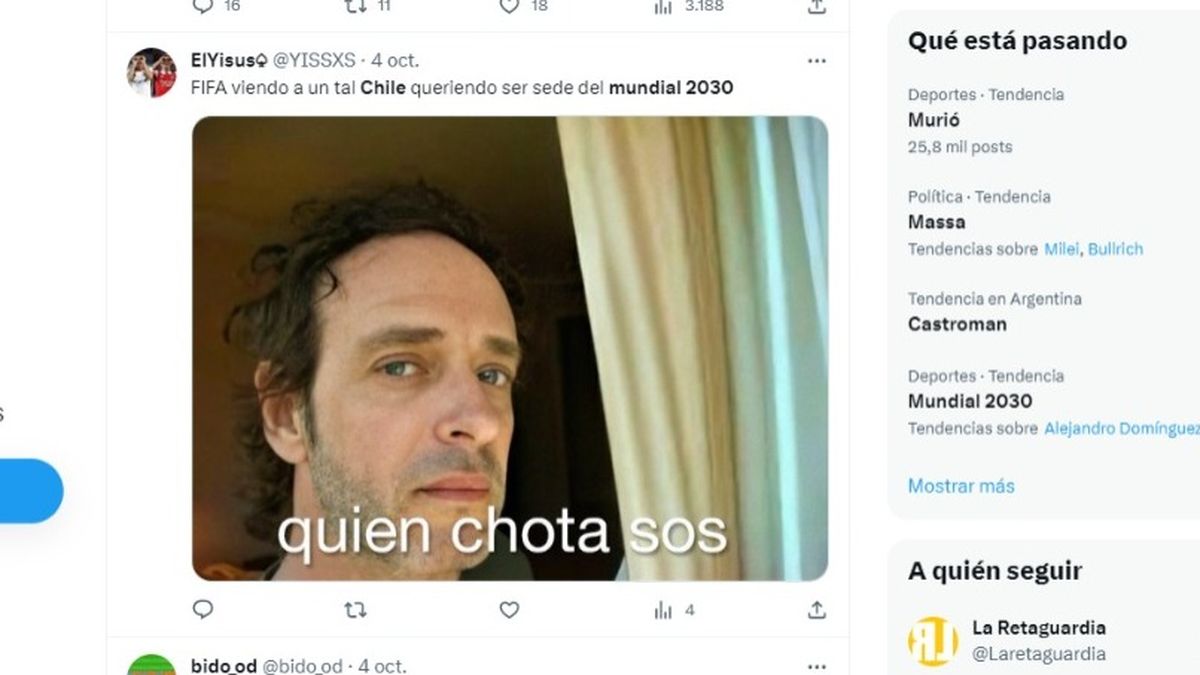 Los memes y burlas a Chile por quedarse afuera de los anfitriones del ...