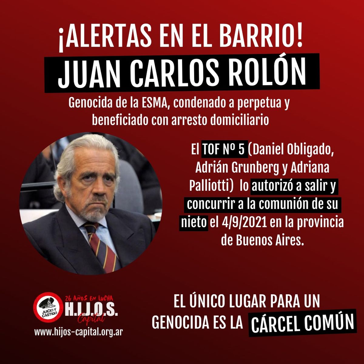 Un represor de la ESMA en libertad, un fallo polémico y 127 víctimas ...