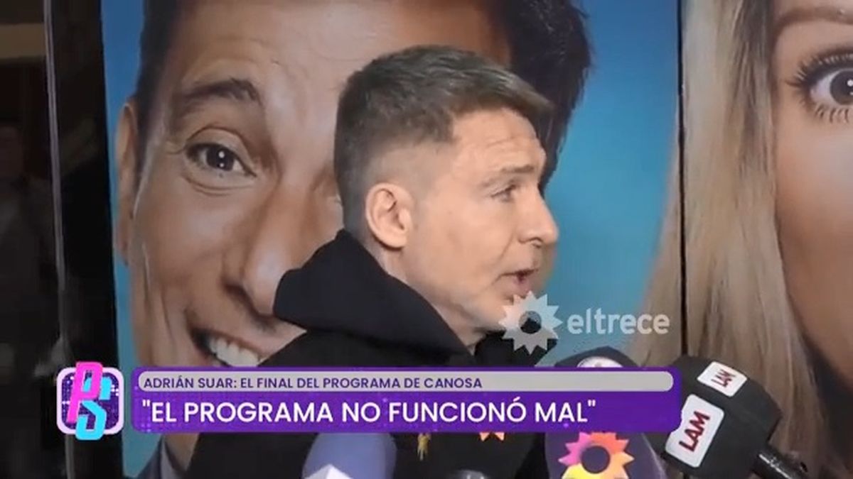 Adrián Suar habló nuevamente del levantamiento del programa de Viviana Canosa y fue terminante