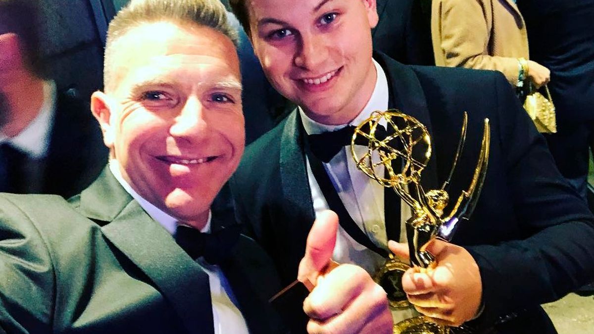 Alejandro Fantino en los Emmy Internacional